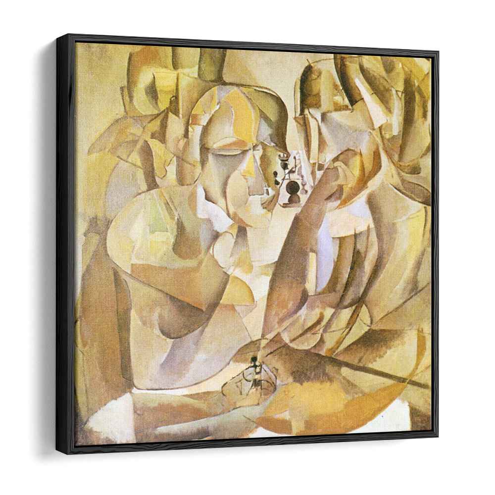 "Portrait of Chess Players" by Marcel Duchamp - Canvas Artwork — Kanvah