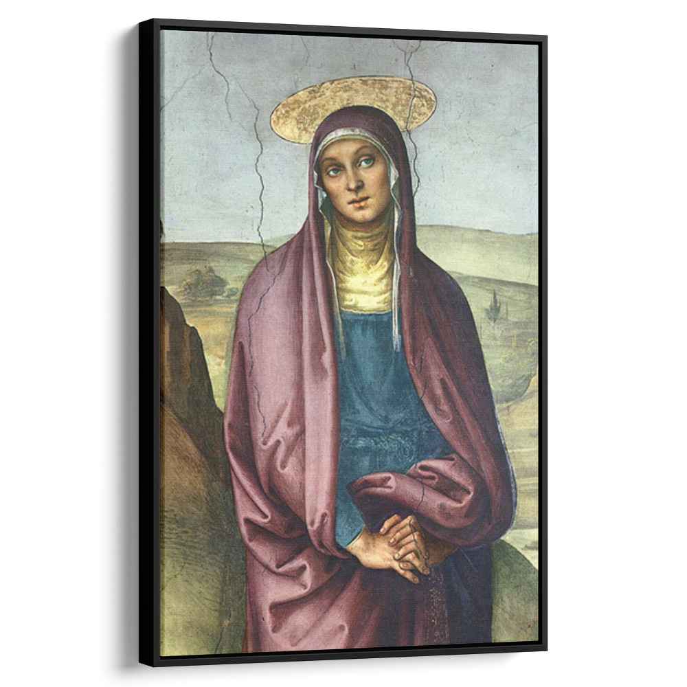 The Pazzi Crucifixion (detail 1) (1496) by Pietro Perugino - Canvas Artwork — Kanvah