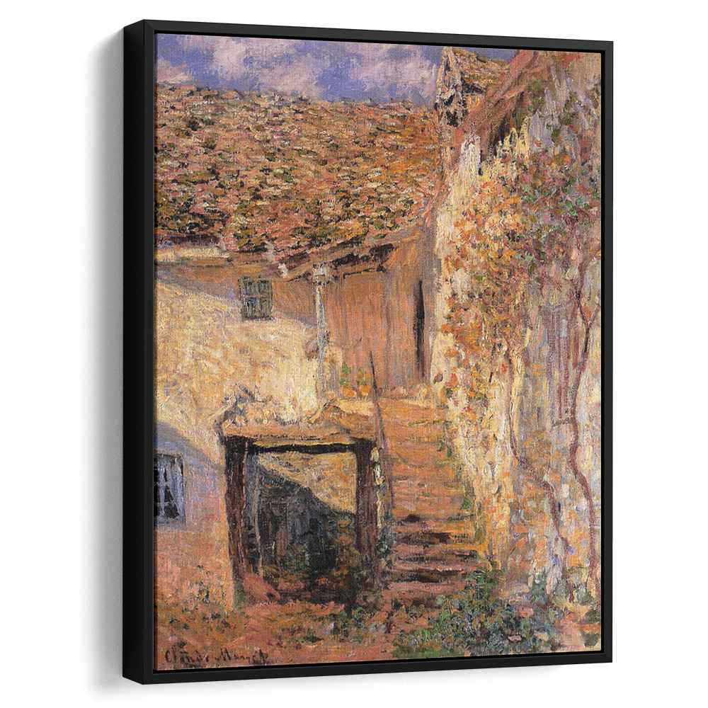 The Steps (1878) by Claude Monet - Canvas Artwork — Kanvah
