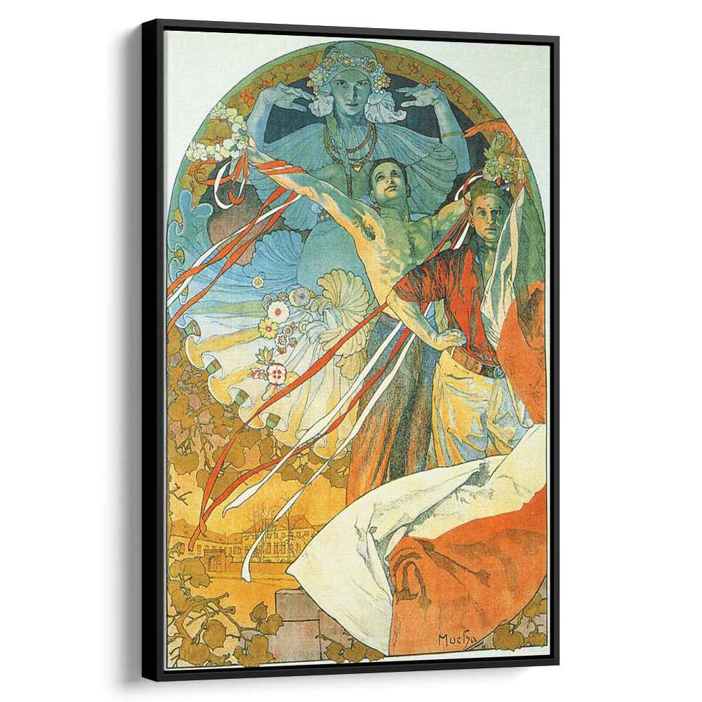 8th Sokol Festival by Alphonse Mucha - Canvas Artwork — Kanvah