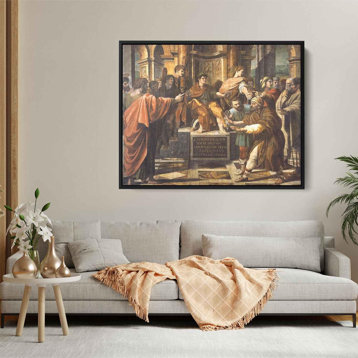 The Blinding of Elymas (cartoon for the Sistine Chapel) (1515) by ...