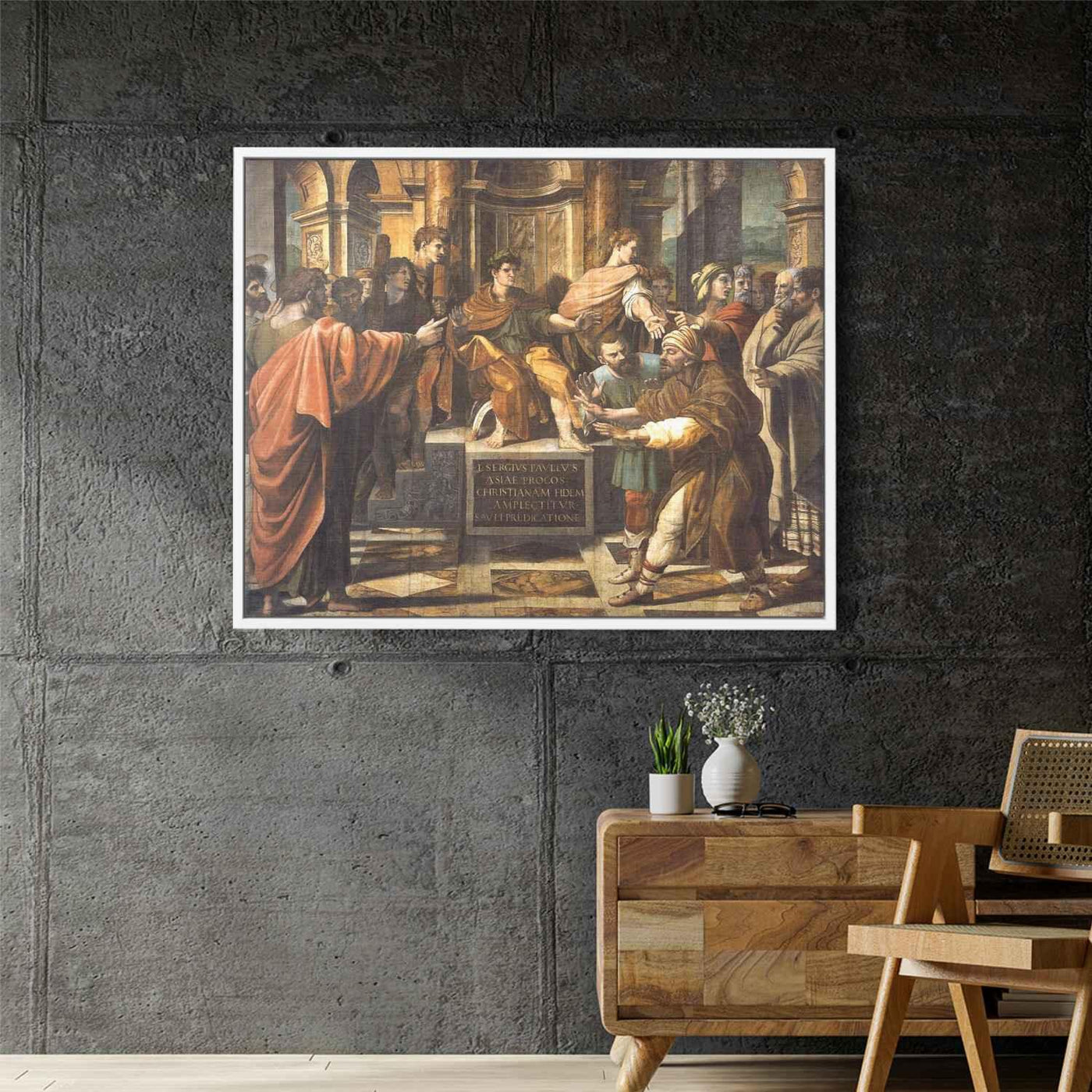 The Blinding of Elymas (cartoon for the Sistine Chapel) (1515) by ...