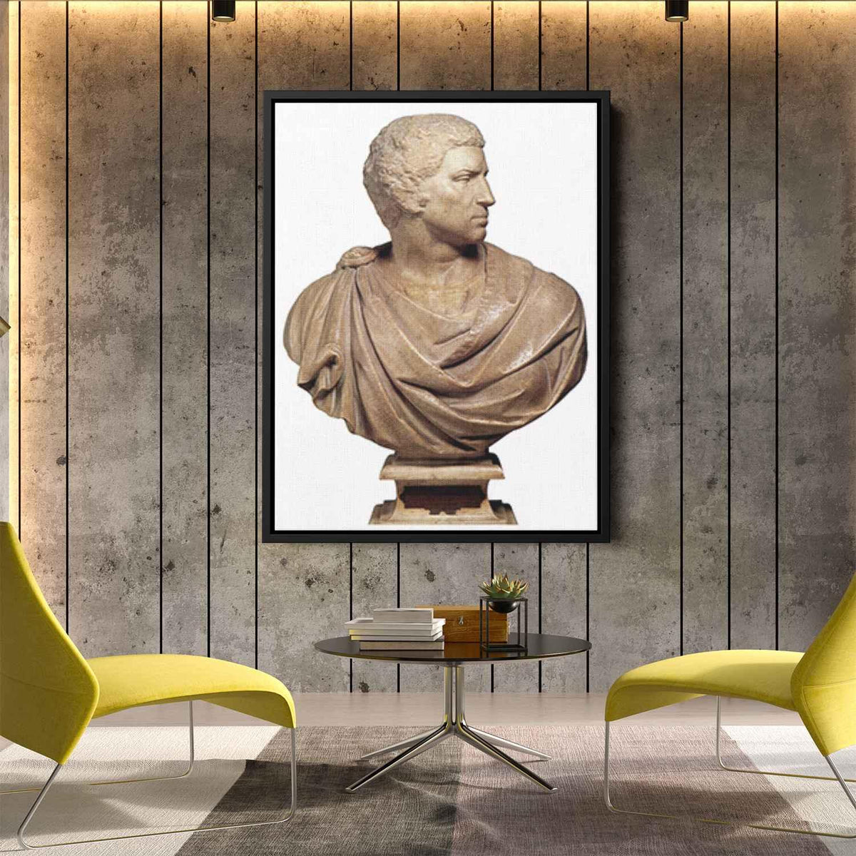 Bust of Brutus (1540) by Michelangelo - Canvas Artwork — Kanvah