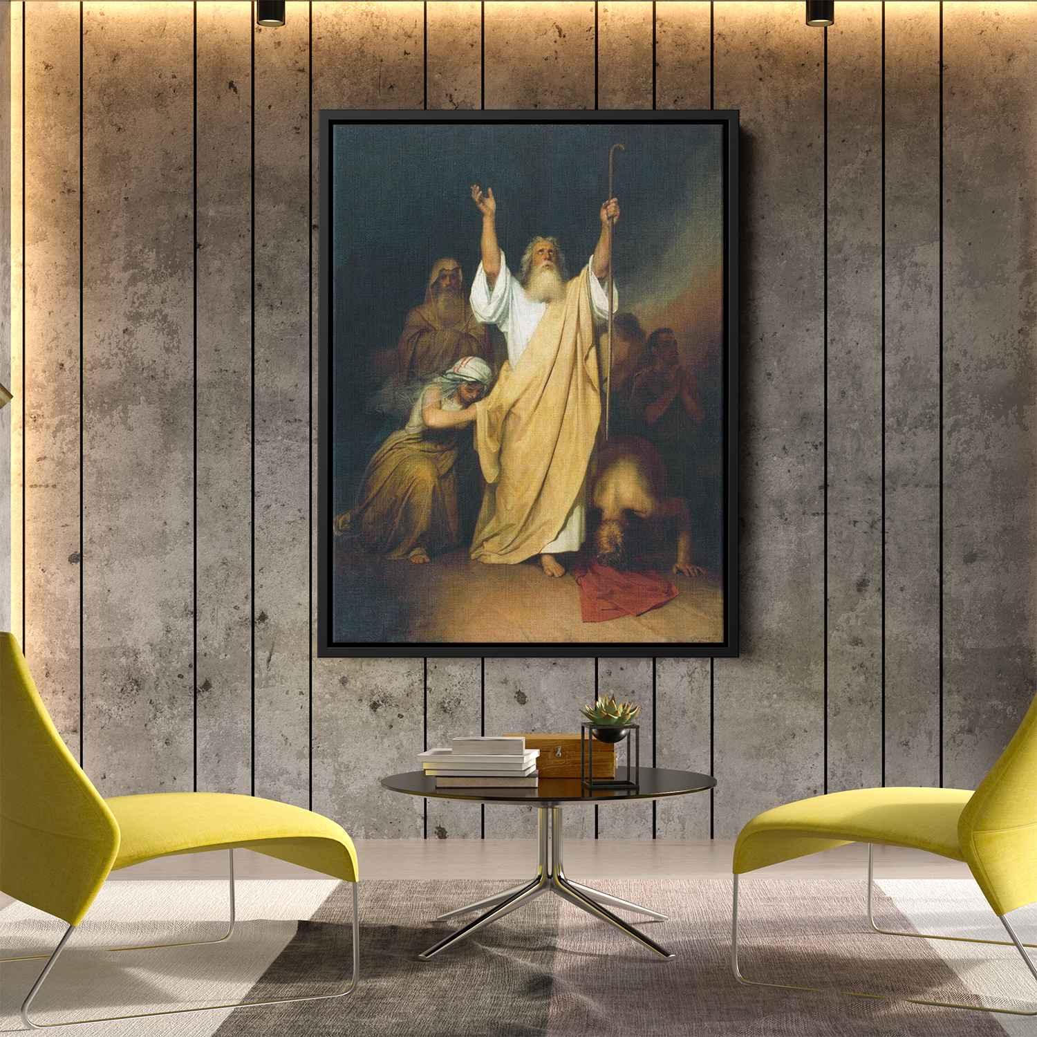 Prayer of Moses after the Israelites go through the Red Sea (1861) by ...