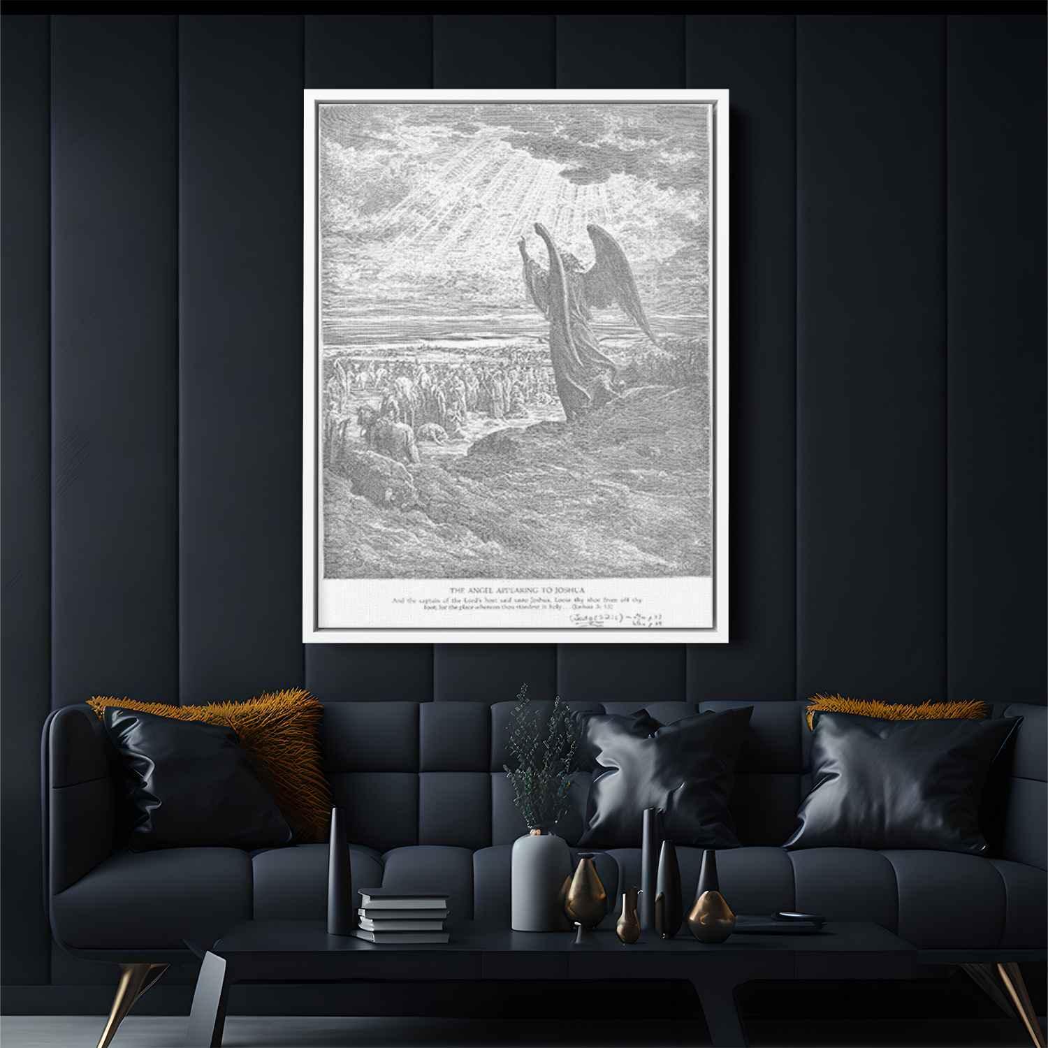 An Angel Appears to the Israelites by Gustave Dore - Canvas Artwork ...