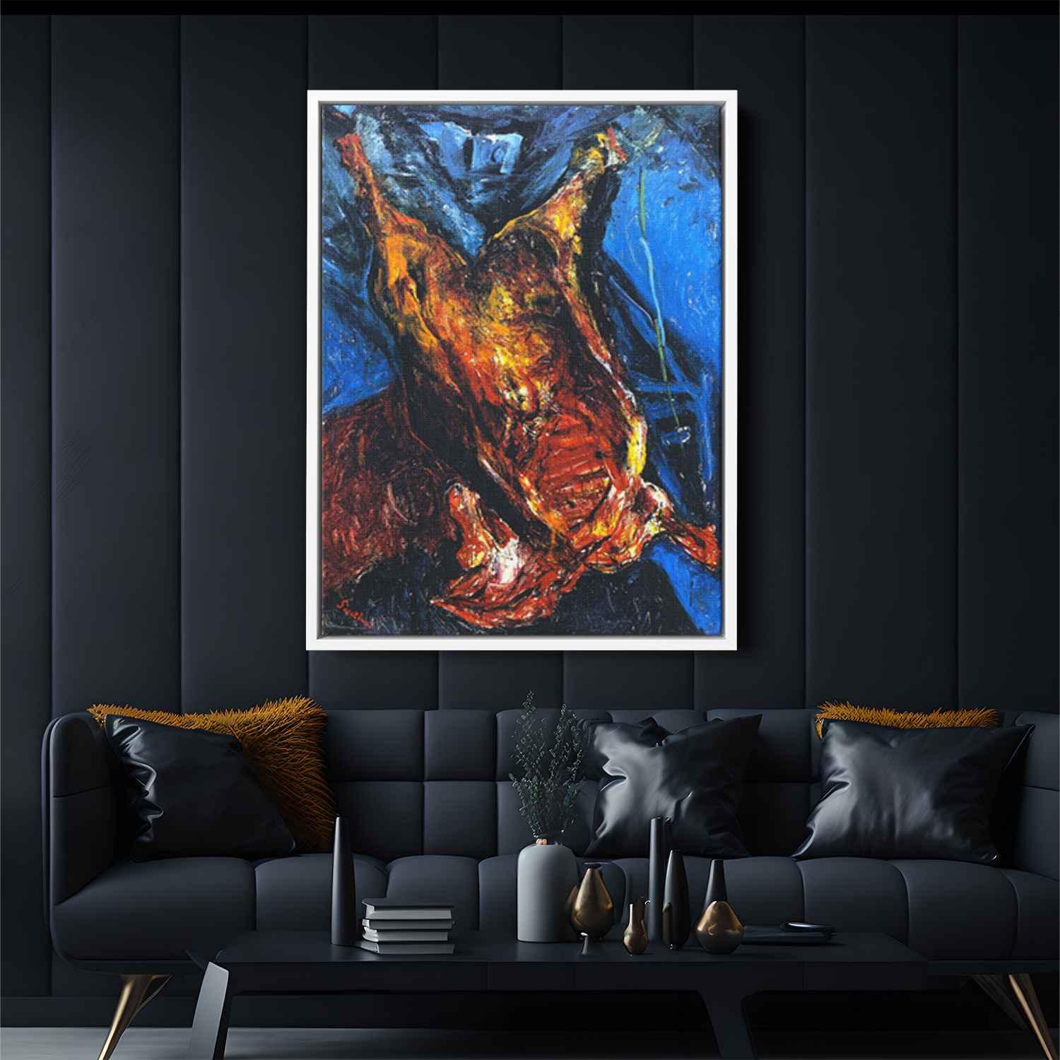Carcass of Beef (1924) by Chaim Soutine - Canvas Artwork — Kanvah