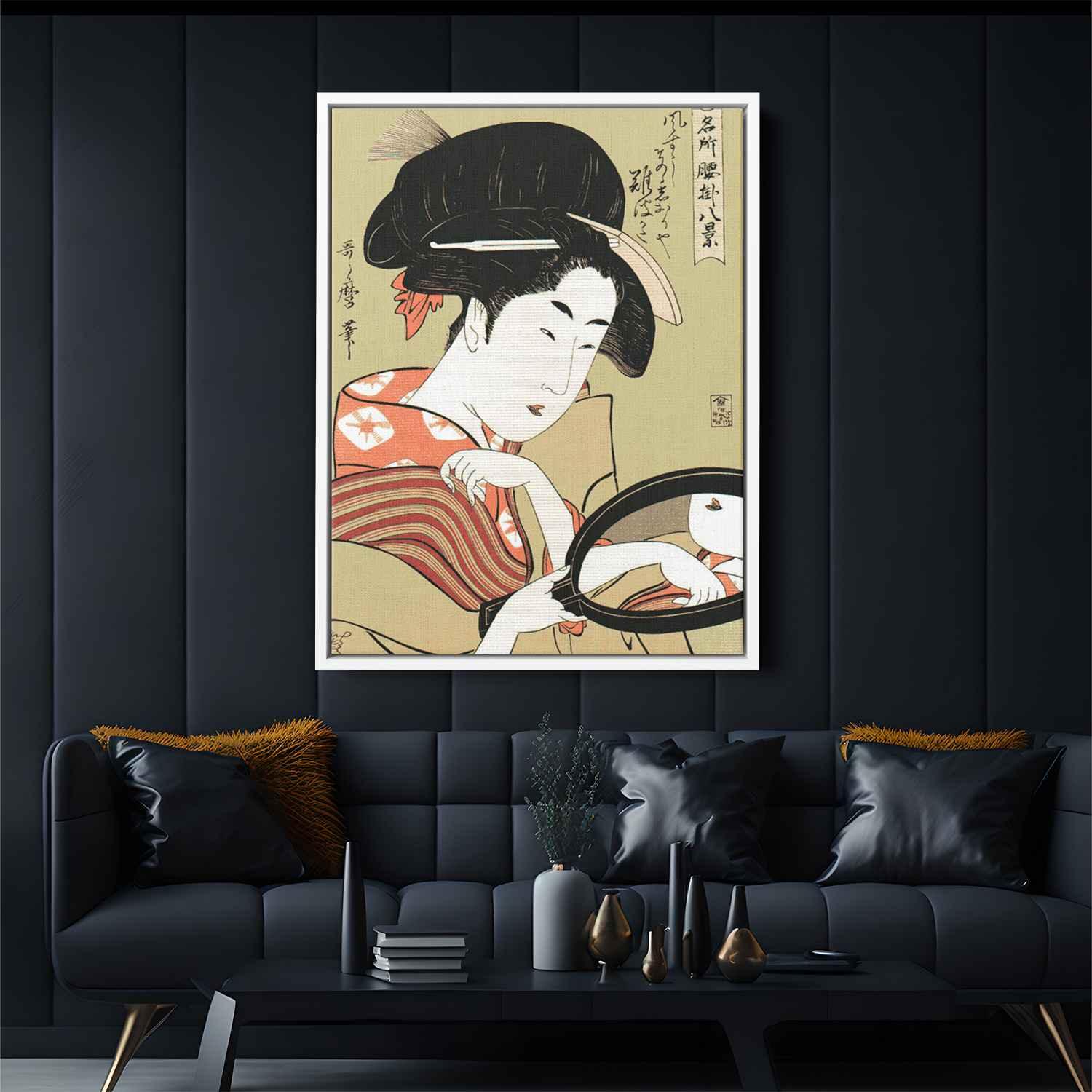 Utamaro Okita by Kitagawa Utamaro - Canvas Artwork — Kanvah