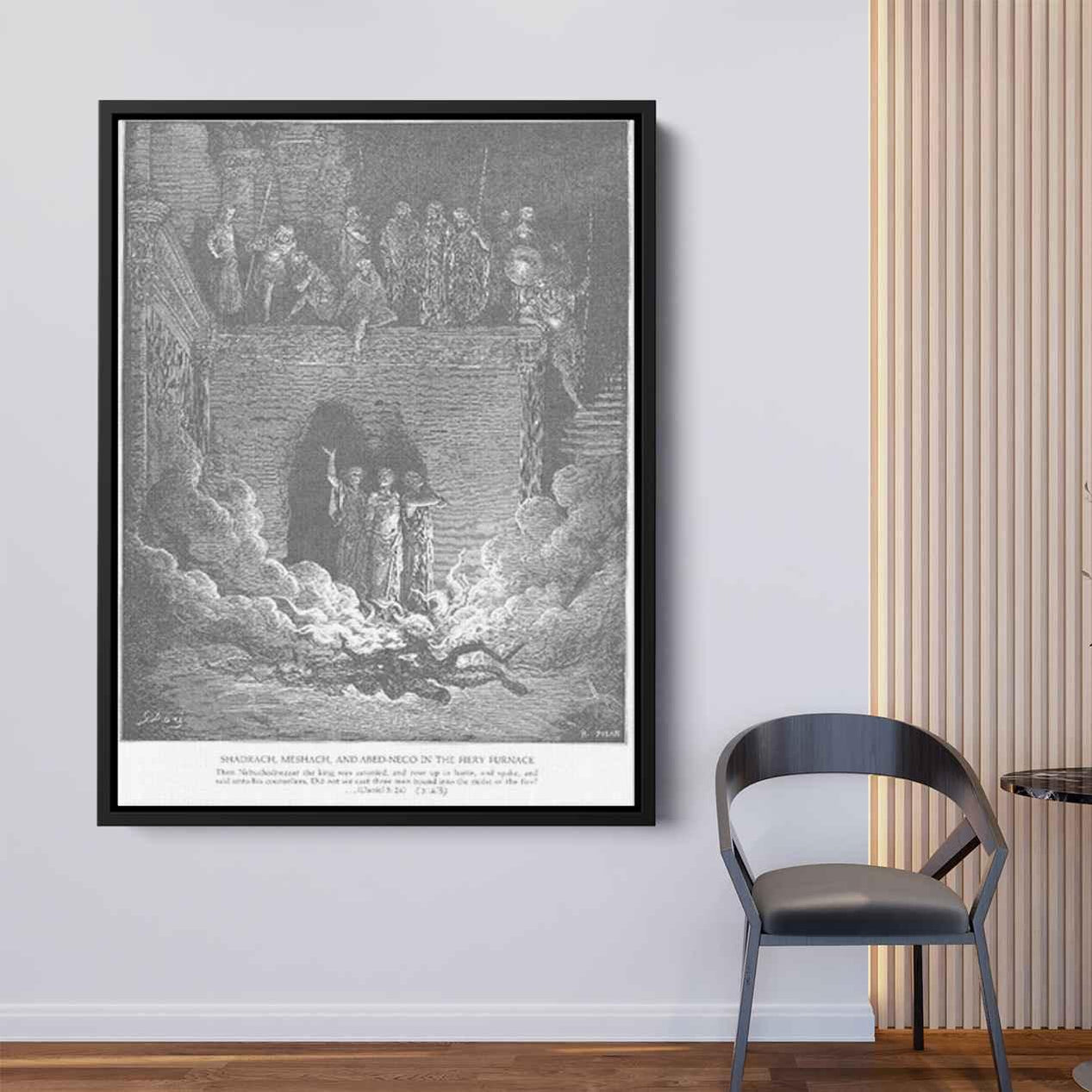Shadrach, Meshach and Abednego in the Furnace by Gustave Dore - Canvas ...