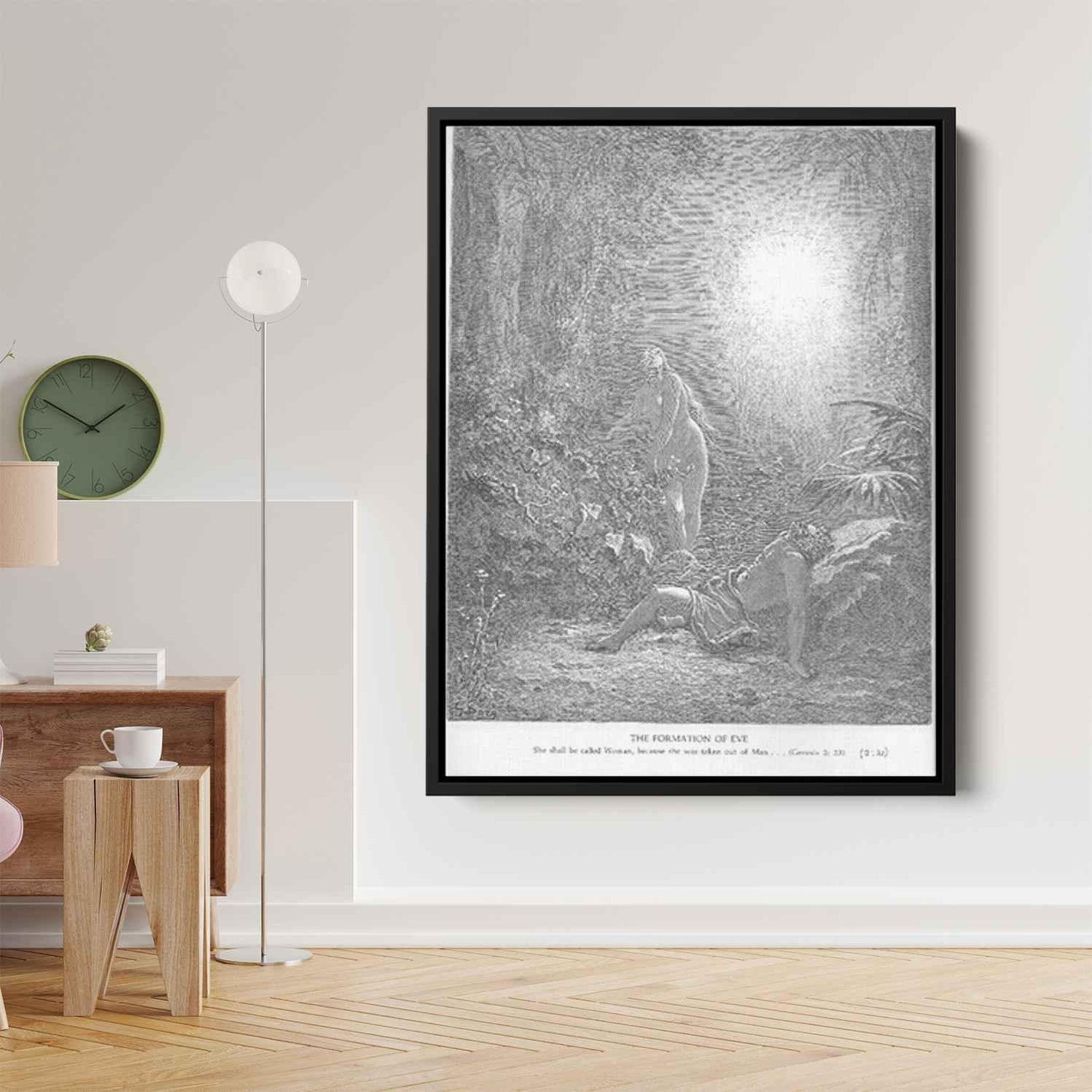 The Creation of Eve by Gustave Dore - Canvas Artwork — Kanvah