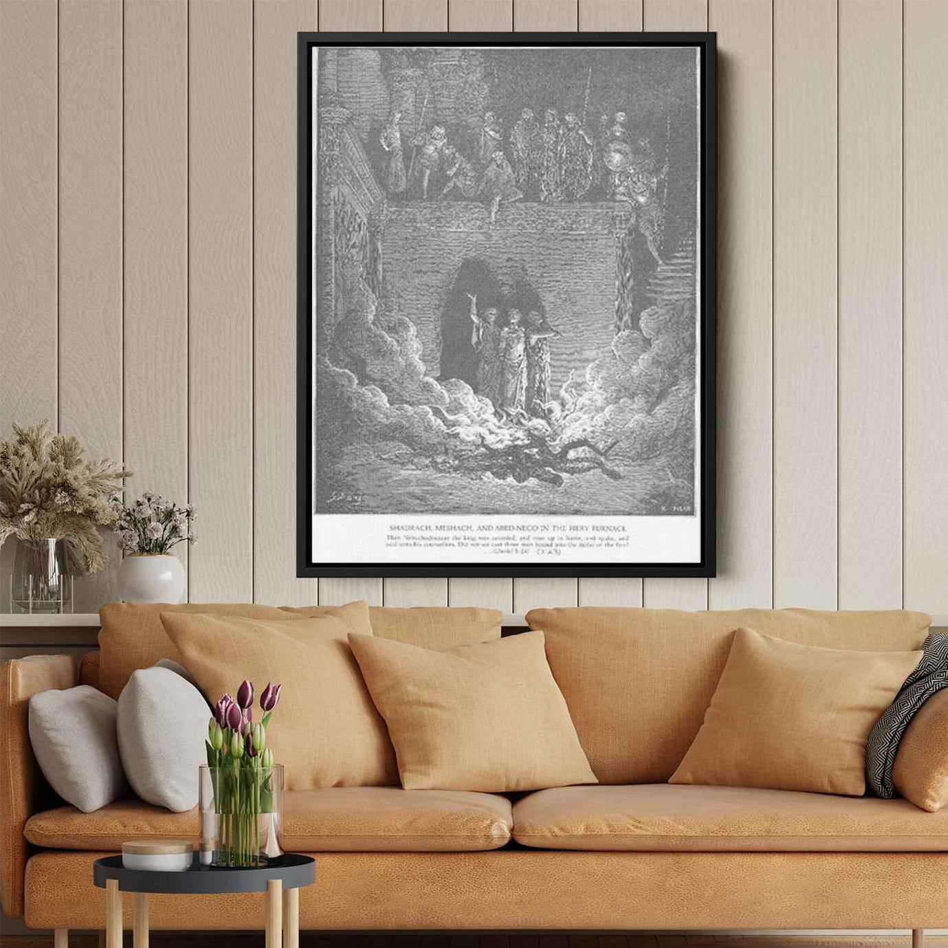 Shadrach, Meshach and Abednego in the Furnace by Gustave Dore - Canvas ...