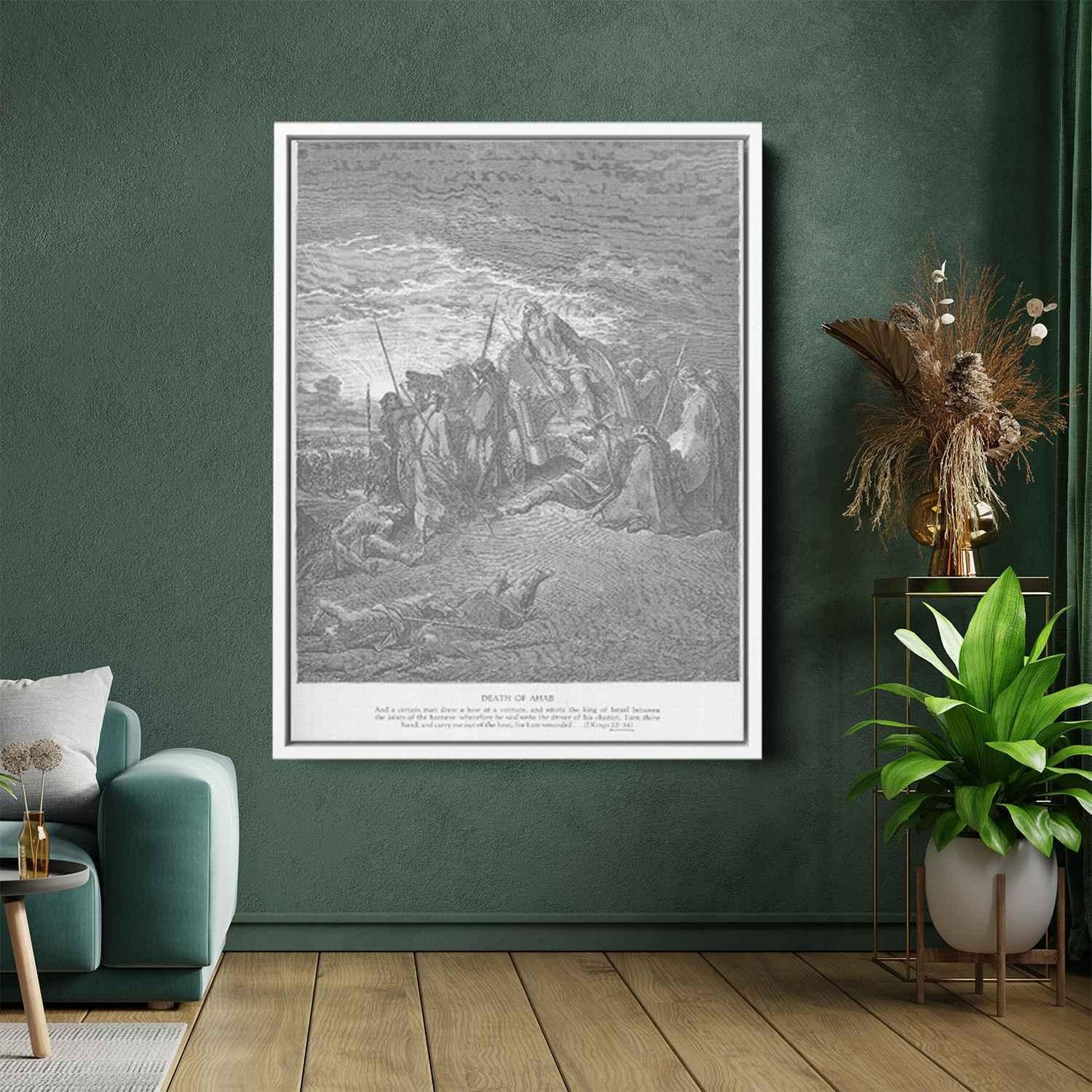 The Death of Ahab by Gustave Dore - Canvas Artwork — Kanvah