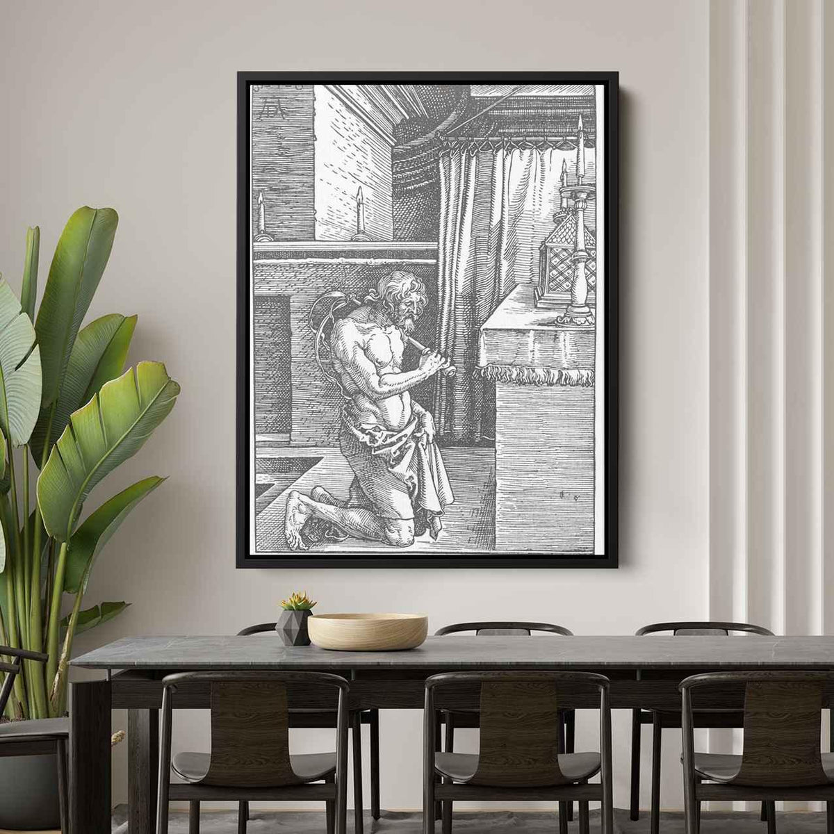 King David does repentance (1510) by Albrecht Durer - Canvas Artwork ...