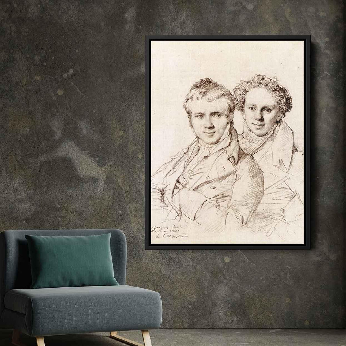Otto Magnus von Stackelberg and Jacob Linckh (1817) by Jean Auguste ...