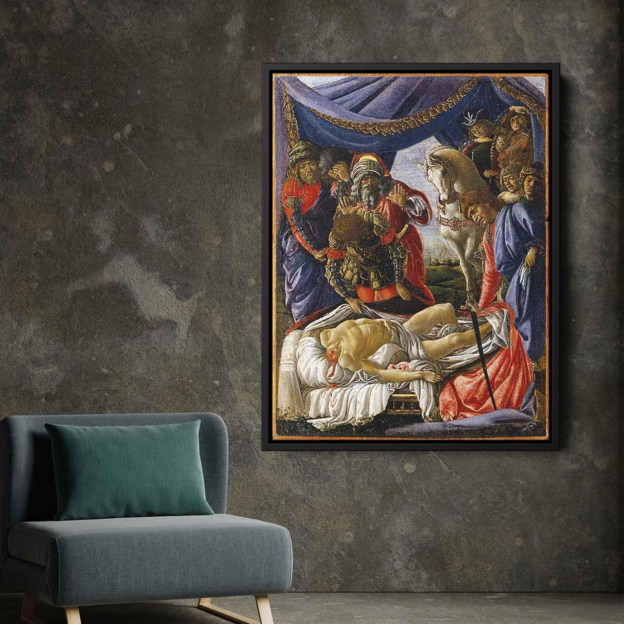 The Discovery of the Body of Holofernes (1470) by Sandro Botticelli ...