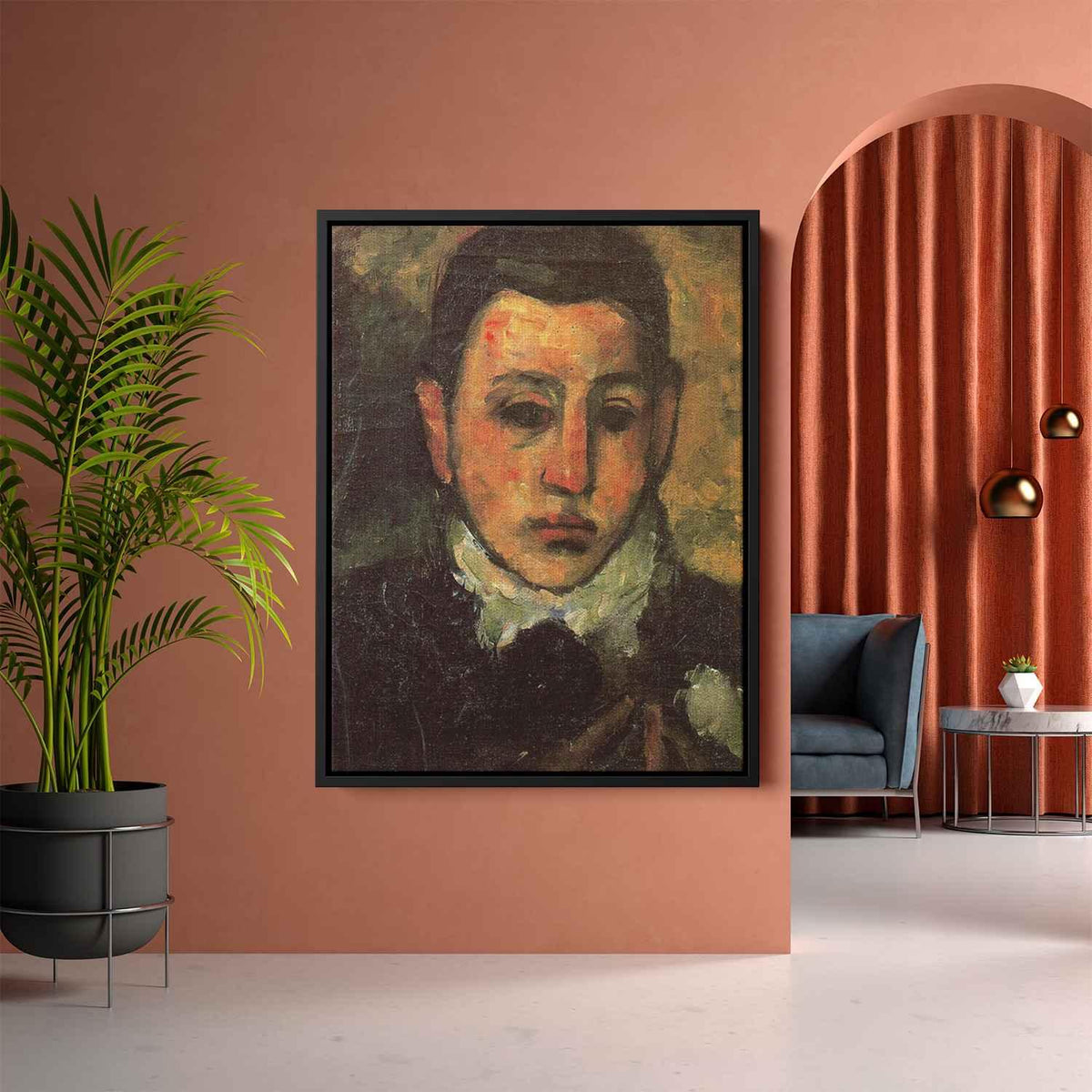 Self-Portrait at the Age of Nine (1928) by Arshile Gorky - Canvas ...