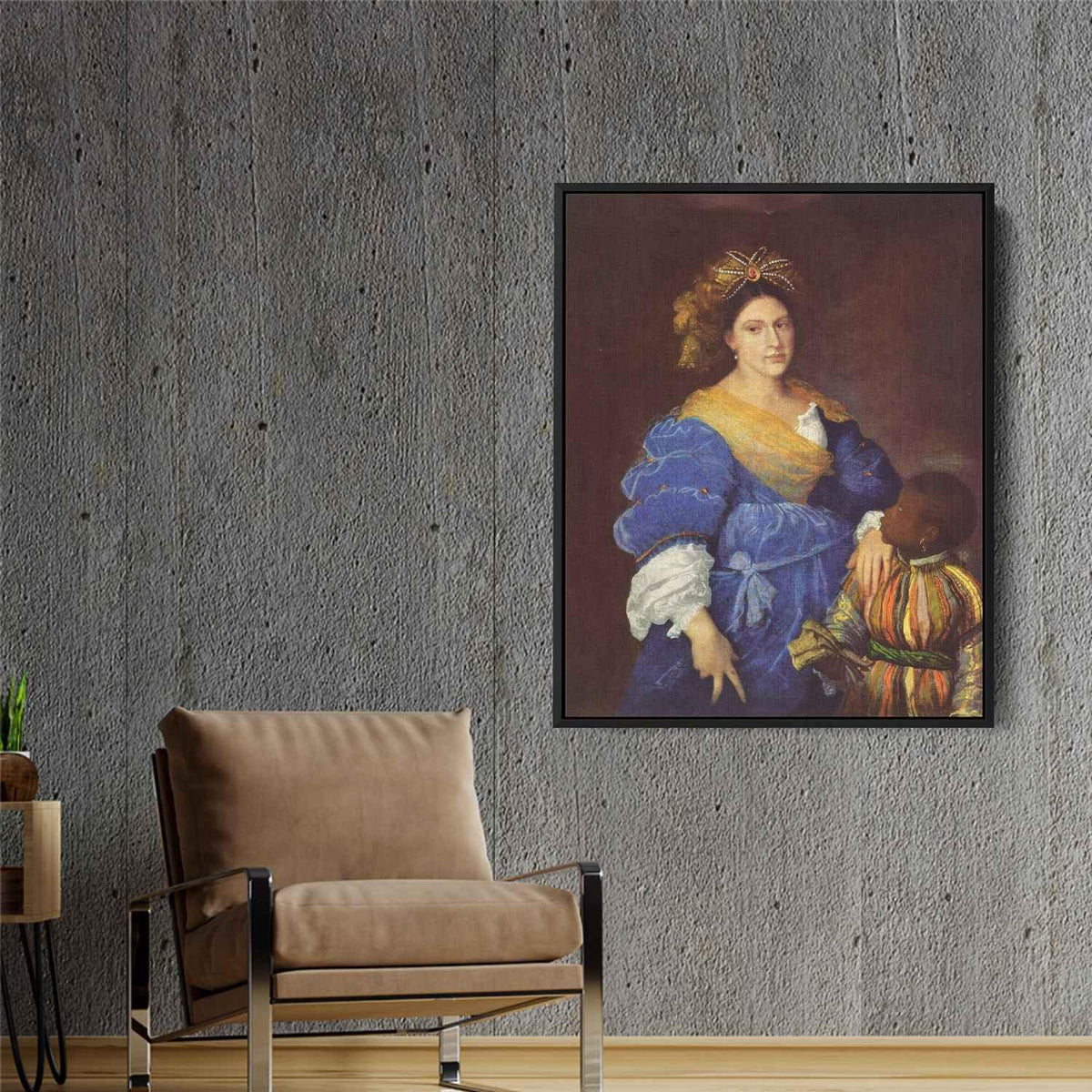 Portrait of Laura de Dianti (1523) by Titian - Canvas Artwork — Kanvah