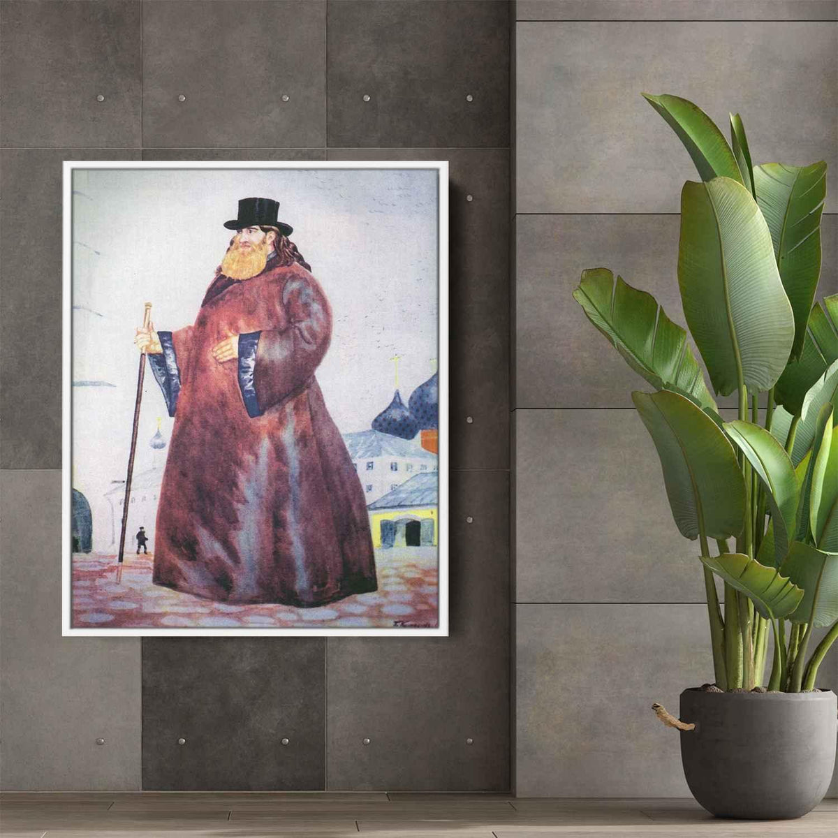 The priest (1920) by Boris Kustodiev - Canvas Artwork — Kanvah