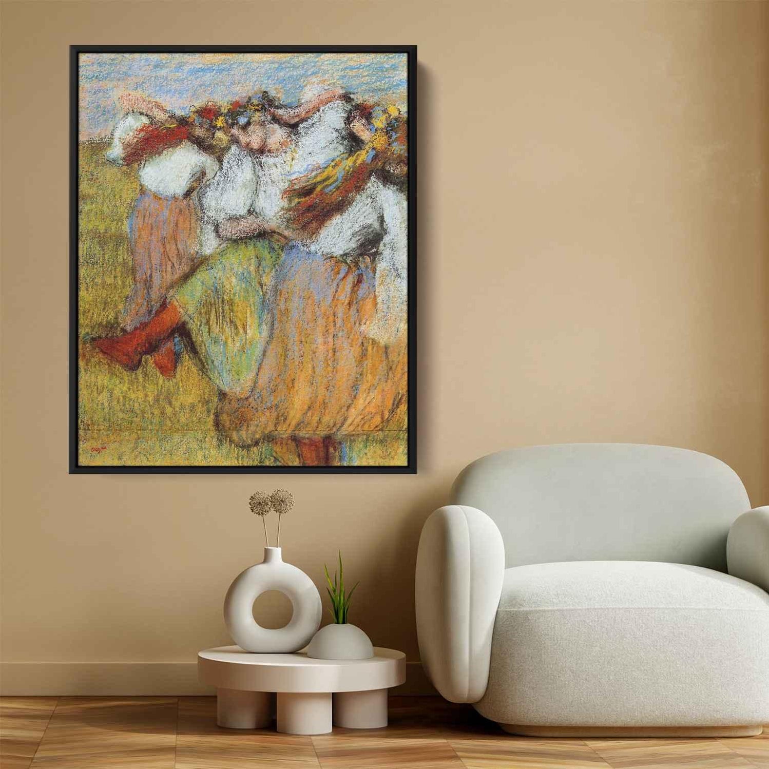 Ukrainian Dancers (1899) by Edgar Degas - Canvas Artwork — Kanvah
