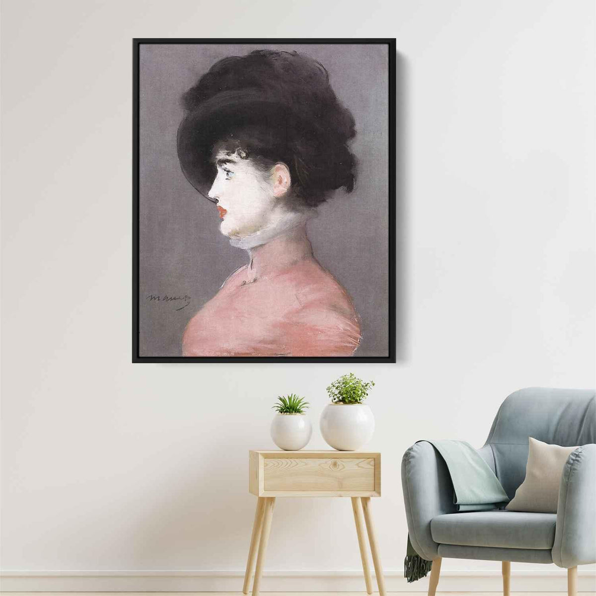 Portrait of Irma Brunner (1880) by Edouard Manet - Canvas Artwork — Kanvah