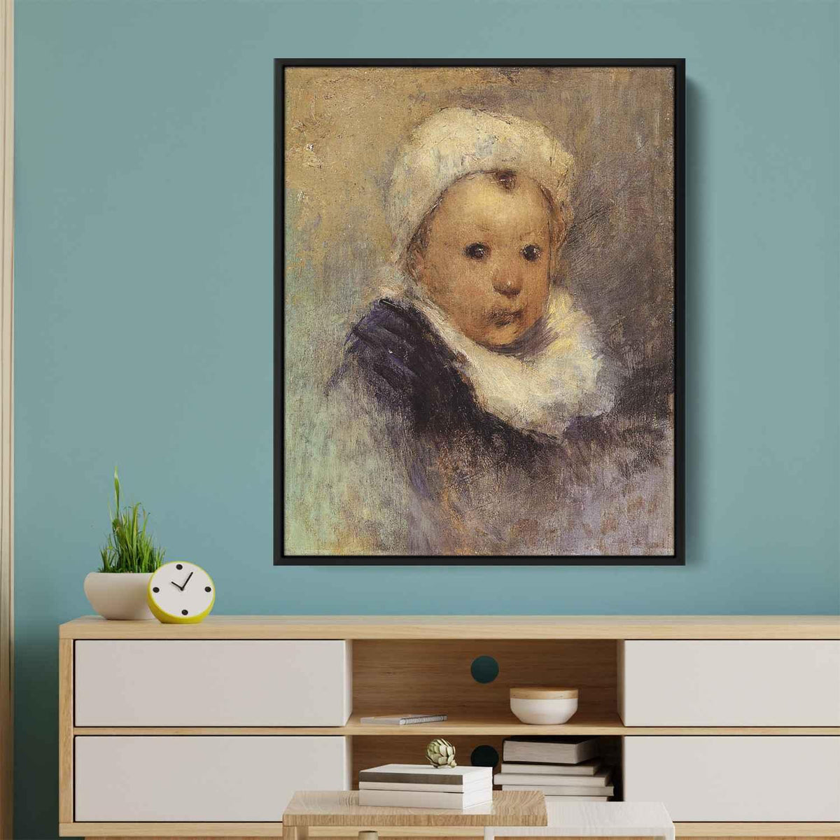Portrait of a child (Aline Gauguin) (1877) by Paul Gauguin - Canvas ...