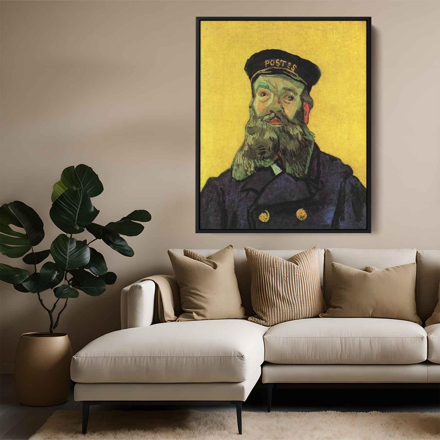 Portrait of the Postman Joseph Roulin (1888) by Vincent van Gogh ...