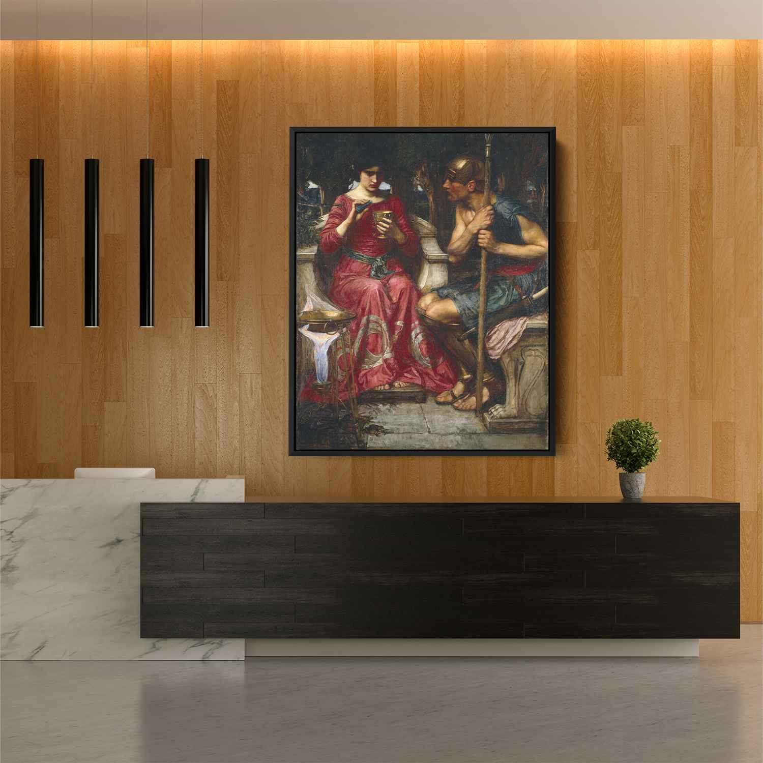 Jason and Medea (1907) by John William Waterhouse - Canvas Artwork — Kanvah