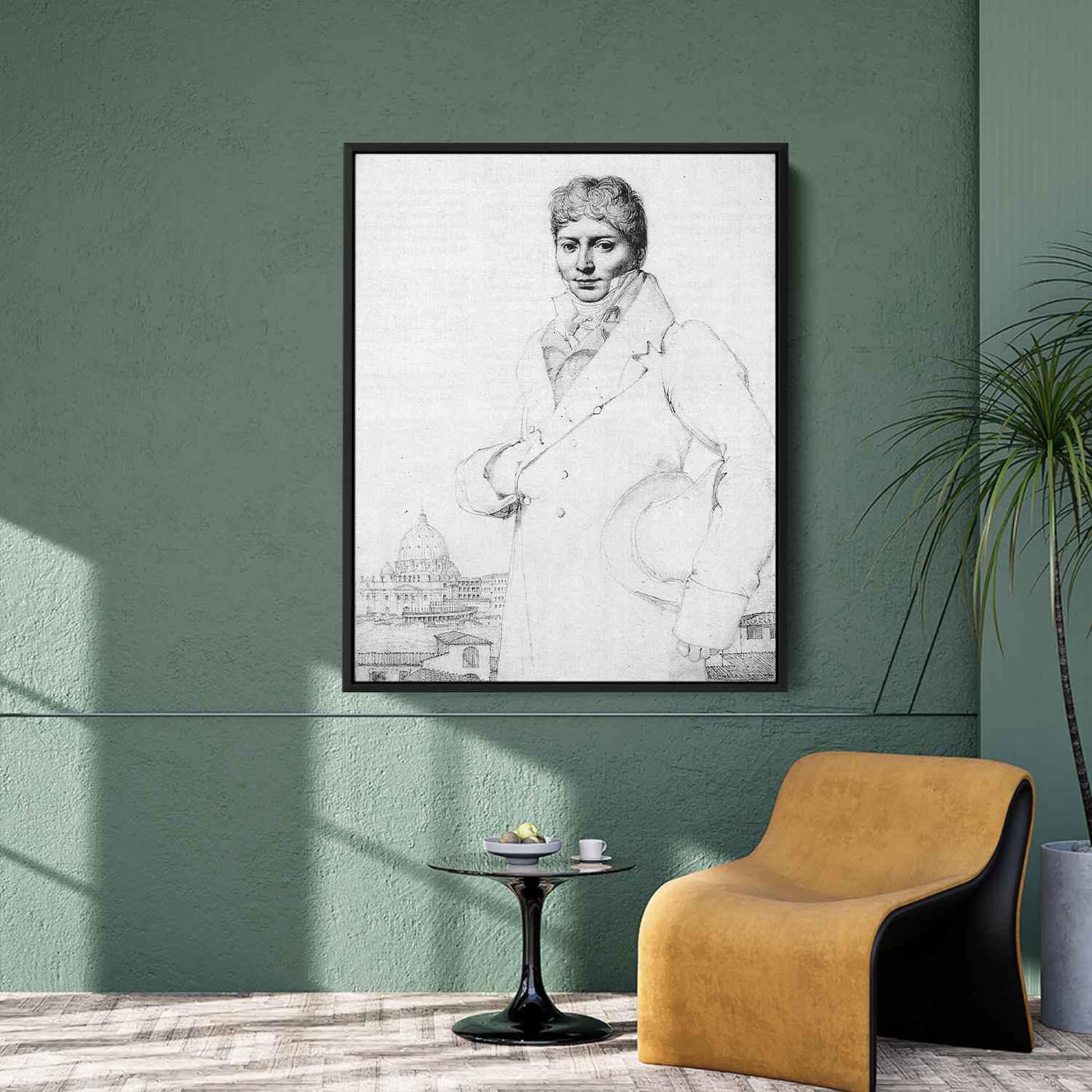 Dr. Jean Louis Robin by Jean Auguste Dominique Ingres - Canvas Artwork ...