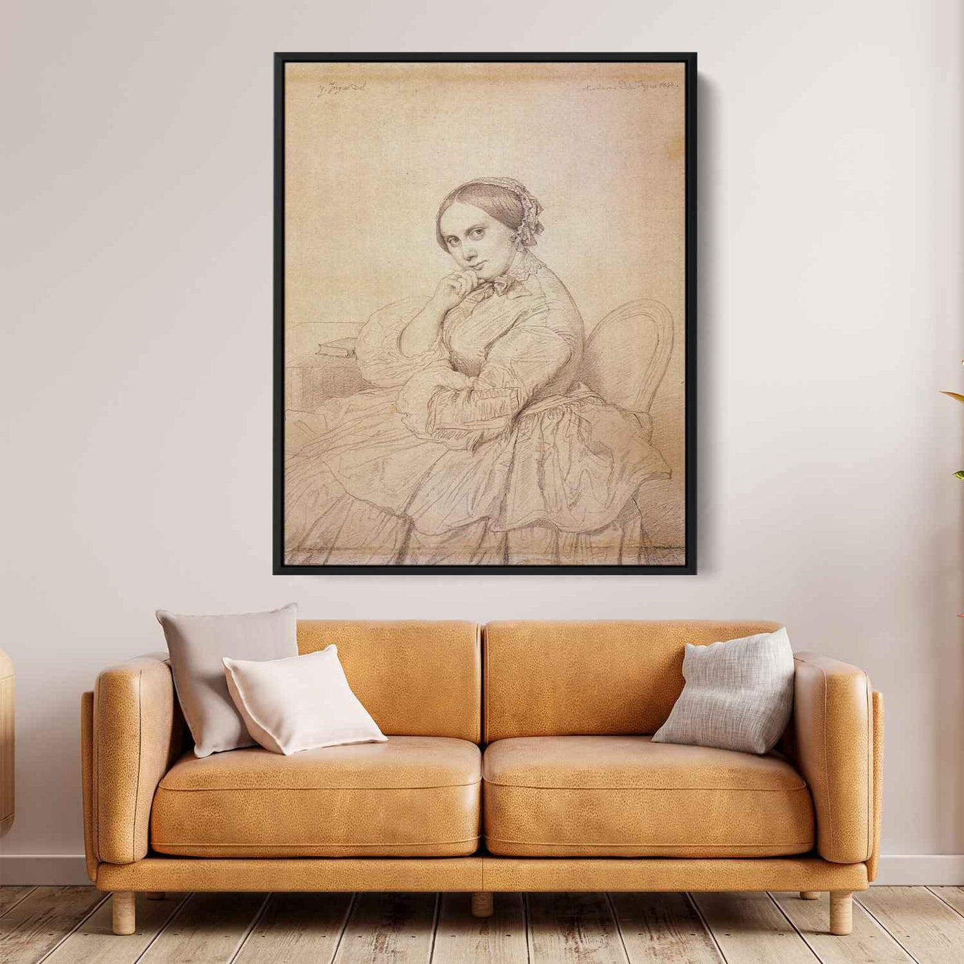 Madame Jean Auguste Dominique Ingres, born Delphine Ramel by Jean ...