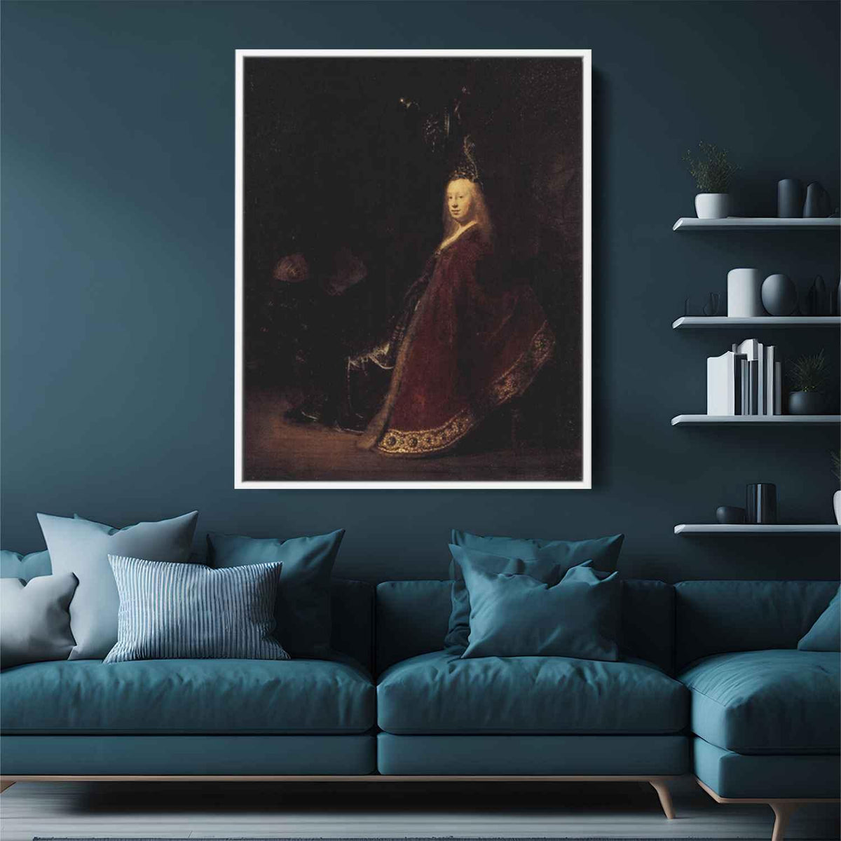Minerva (1631) by Rembrandt - Canvas Artwork — Kanvah