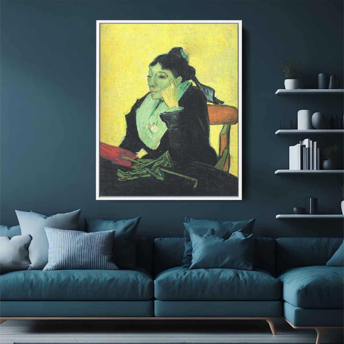 Portrait of Madame Ginoux (L'Arlesienne) (1888) by Vincent van Gogh ...