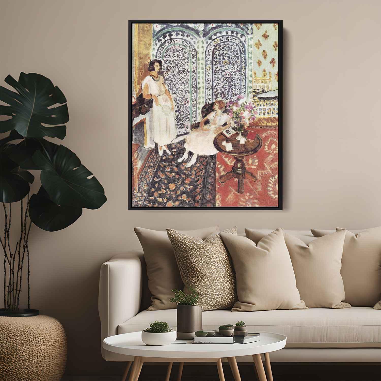 Moorish Screen (1921) by Henri Matisse - Canvas Artwork — Kanvah