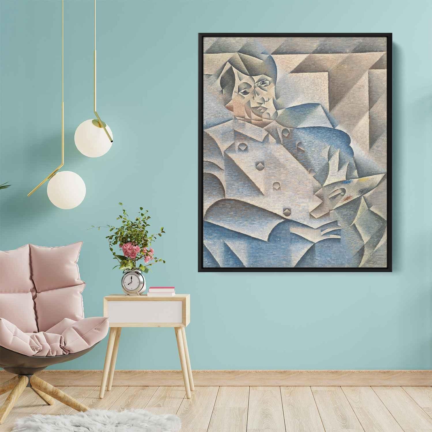 Portrait of Pablo Picasso (1912) by Juan Gris - Canvas Artwork — Kanvah