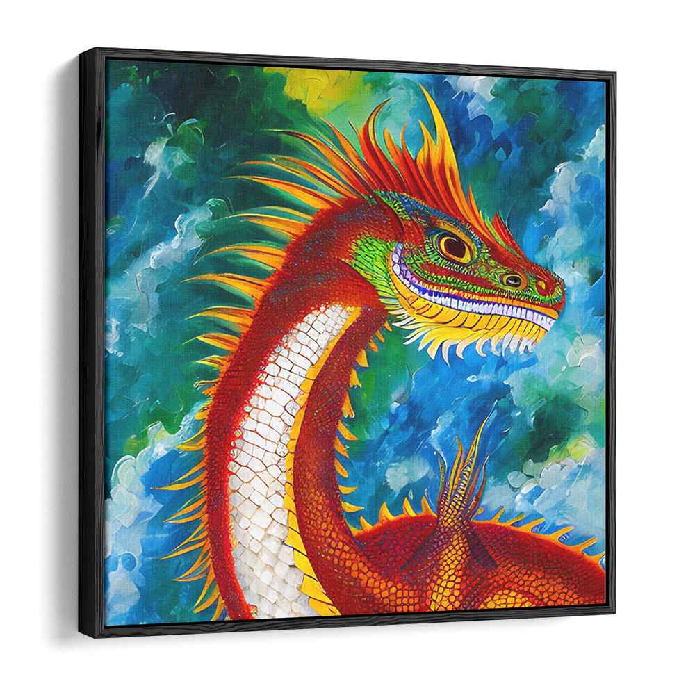 Whimsical Dreamscape Spectrum Splash: Vibrant Fantasy Realism Canvas ...
