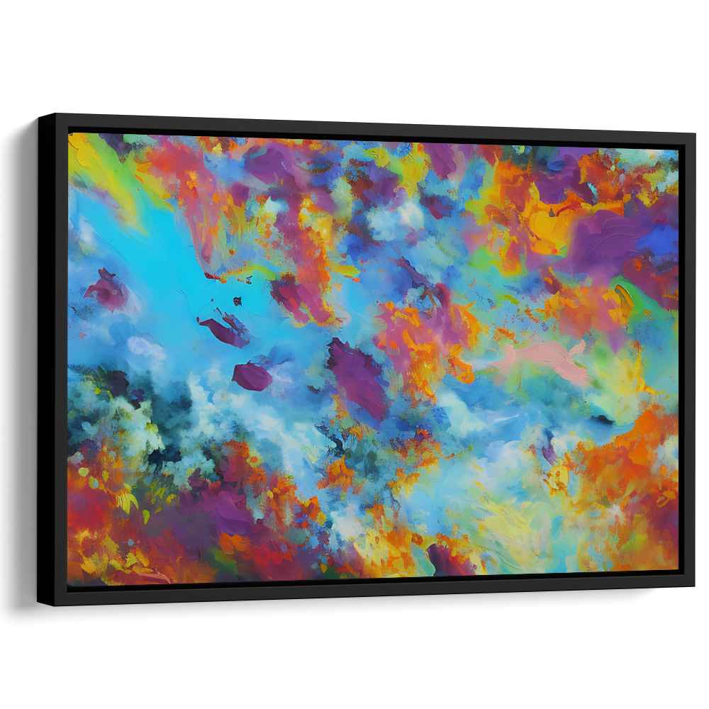 Emotive Canvas Explorations: Abstract Expressionist Masterpiece — Kanvah