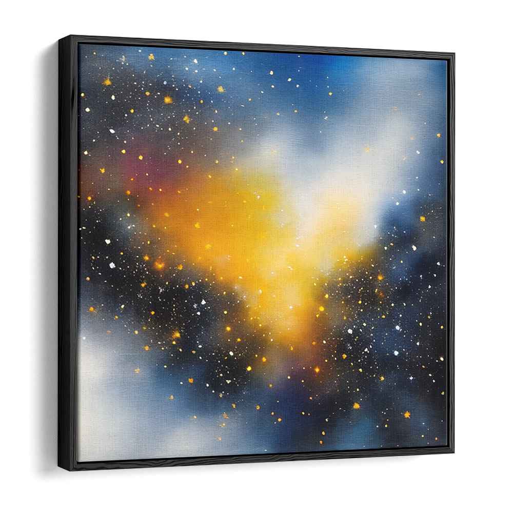 Cosmic Emotions Burst: Abstract Expressionist Universe Art Print — Kanvah