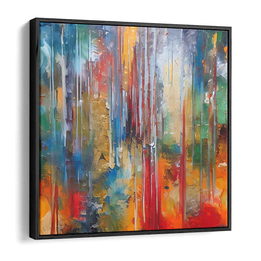 Abstract Rainforest Print - Canvas Art Print by Kanvah