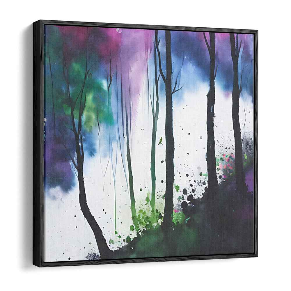 Abstract Rainforest Print - Canvas Art Print by Kanvah
