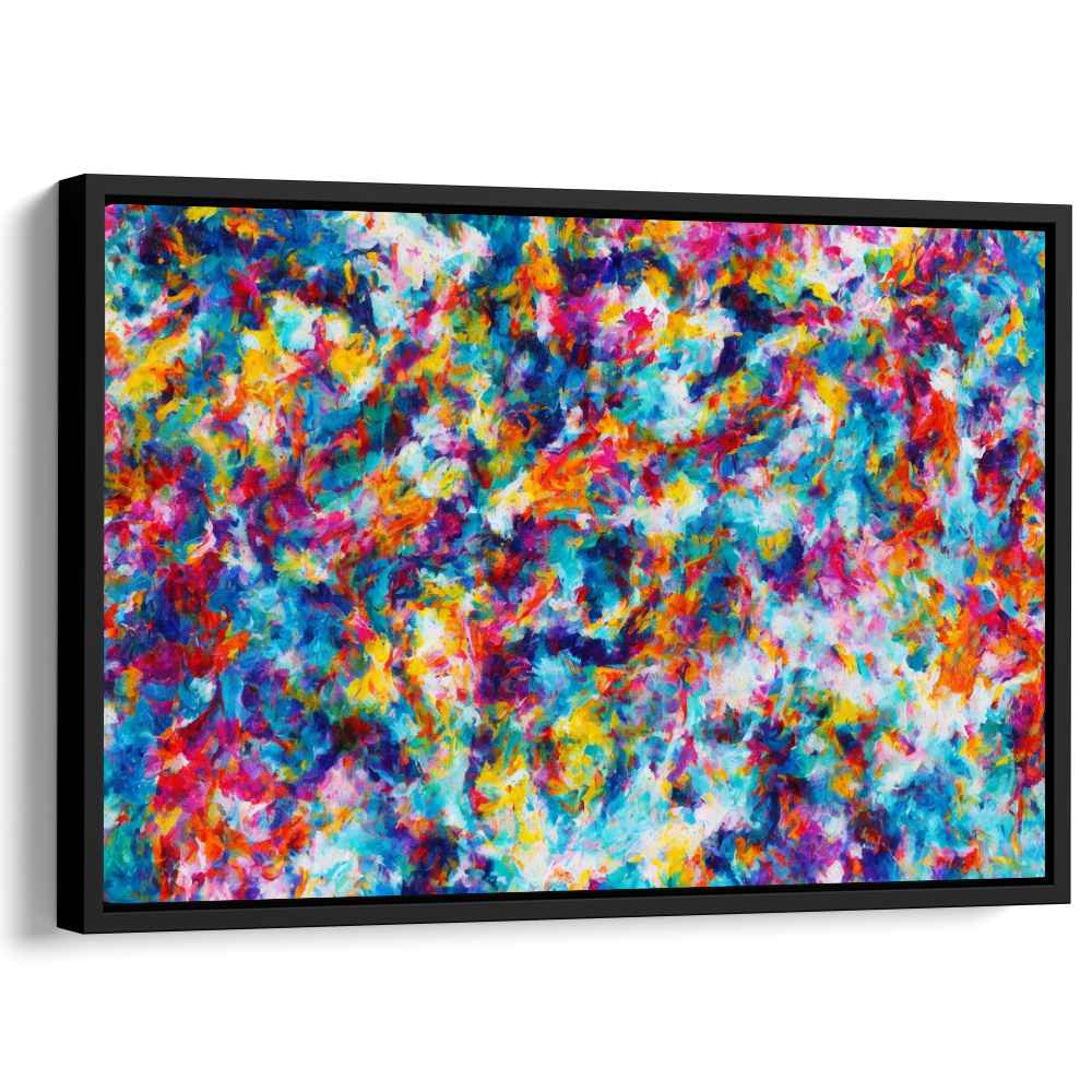 Chaos of Chromatic Explosions: Abstract Expressionist Riot of Colors ...