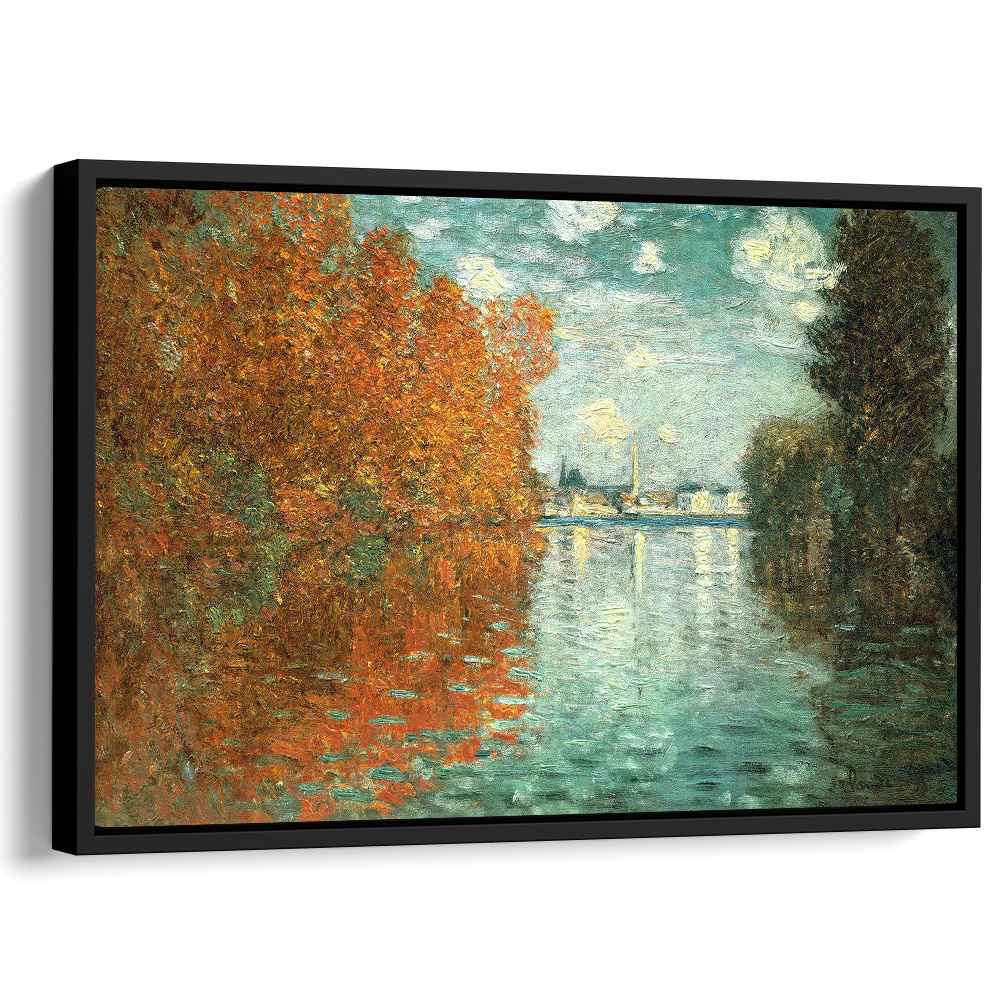 Autumn Effect at Argenteuil by Claude Monet - Canvas Artwork — Kanvah