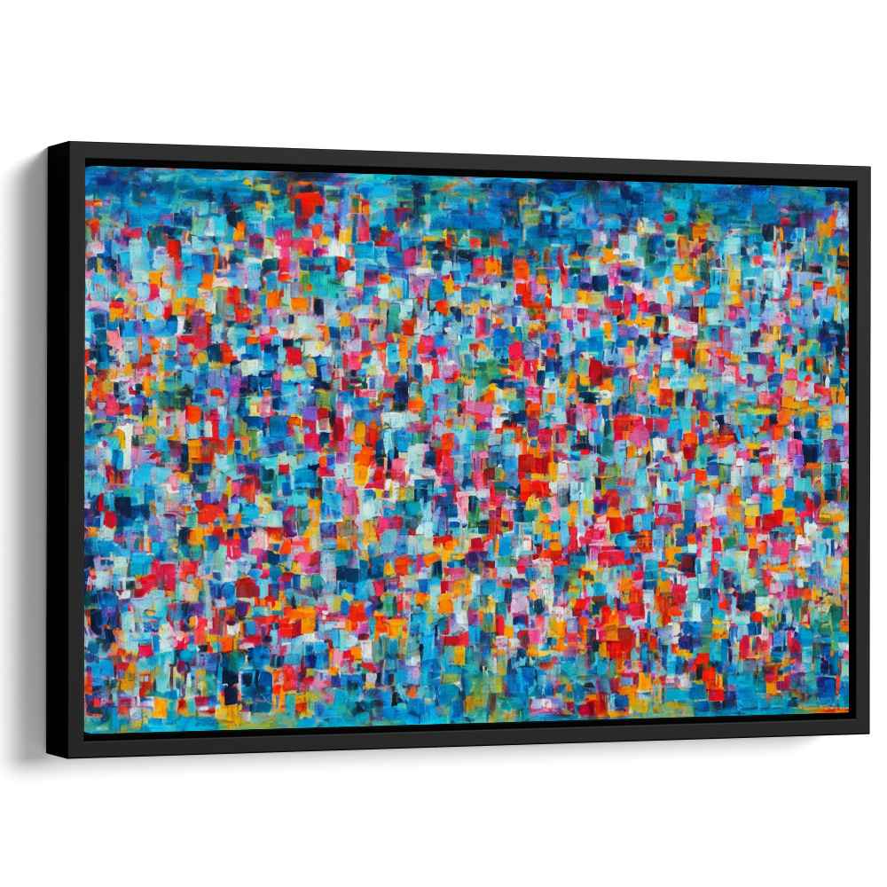 Chromatic Melody Bursting Through: Abstract Expressionist Symphony of ...