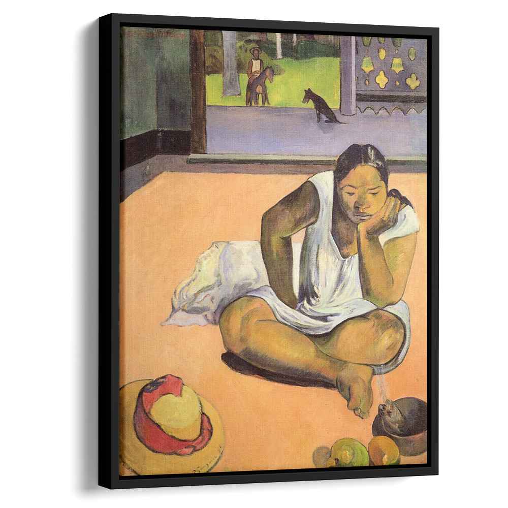 Brooding Woman (1891) by Paul Gauguin - Canvas Artwork — Kanvah