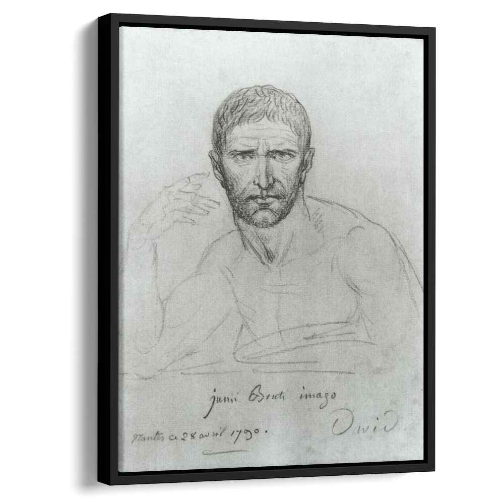 Brutus (1790) by Jacques-Louis David - Canvas Artwork — Kanvah