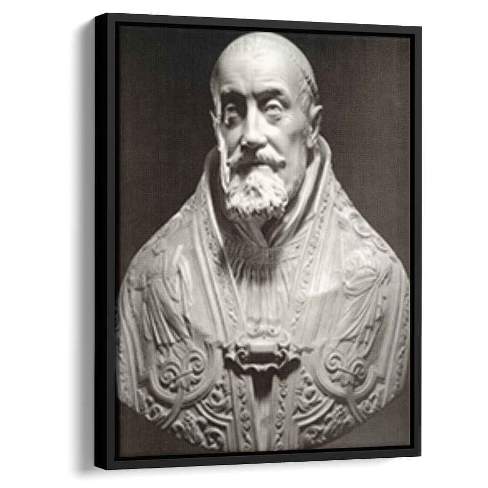 Bust of Pope Gregory XV (1621) by Gian Lorenzo Bernini - Canvas Artwork ...