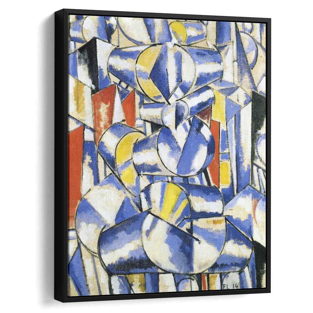 Contrast of forms (1914) by Fernand Leger - Canvas Artwork — Kanvah