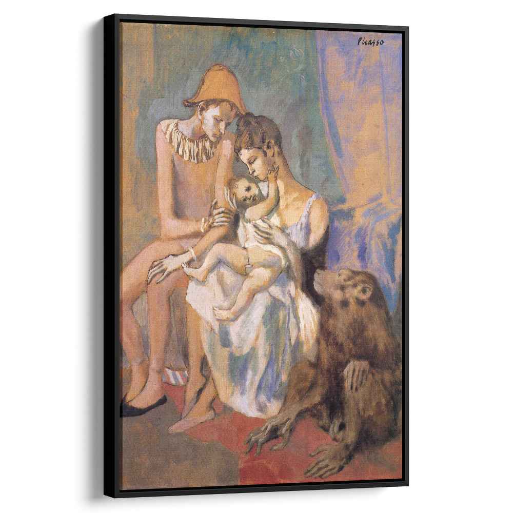 Family of Acrobats with Monkey (1905) by Pablo Picasso - Canvas Artwork ...
