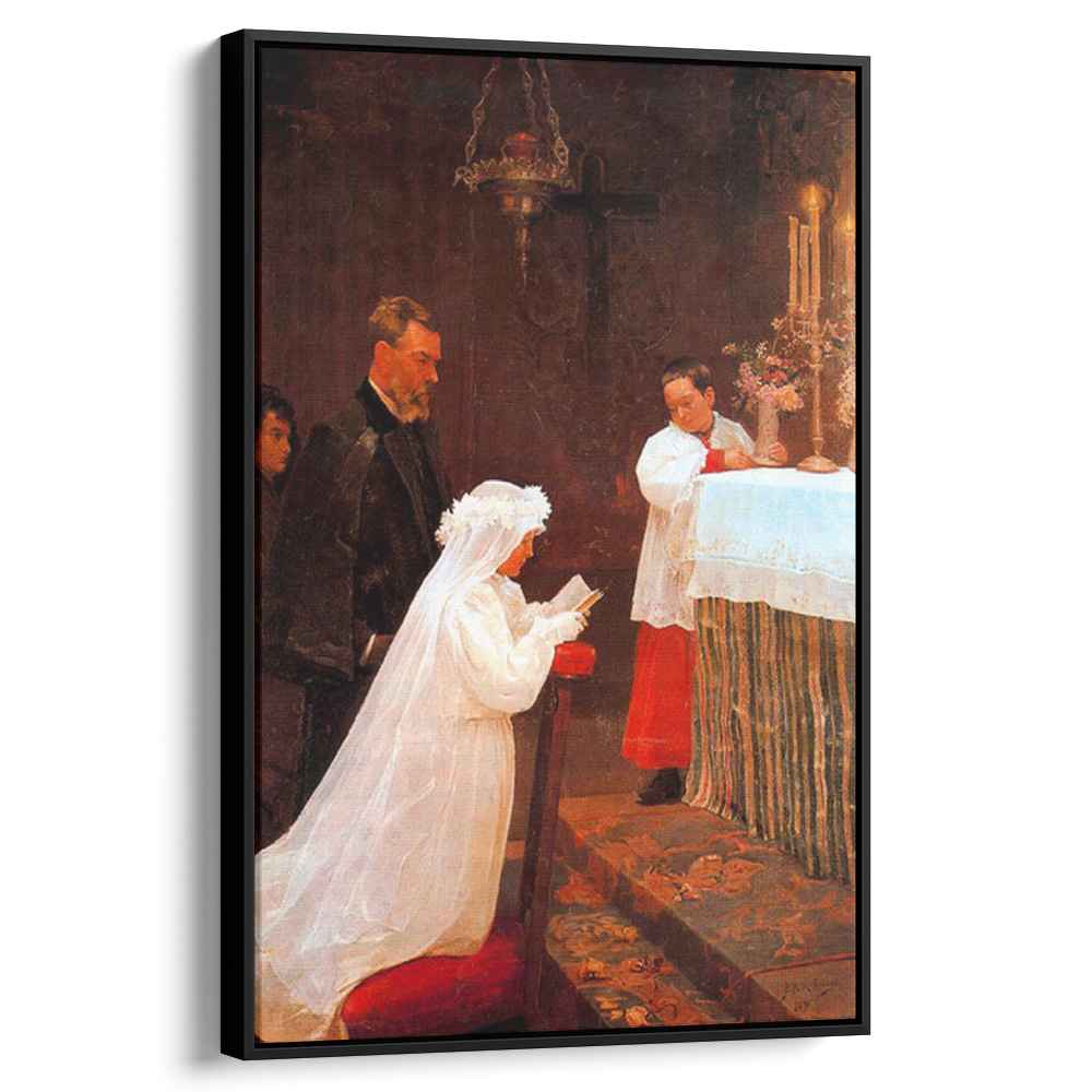 First Communion (1896) by Pablo Picasso - Canvas Artwork — Kanvah