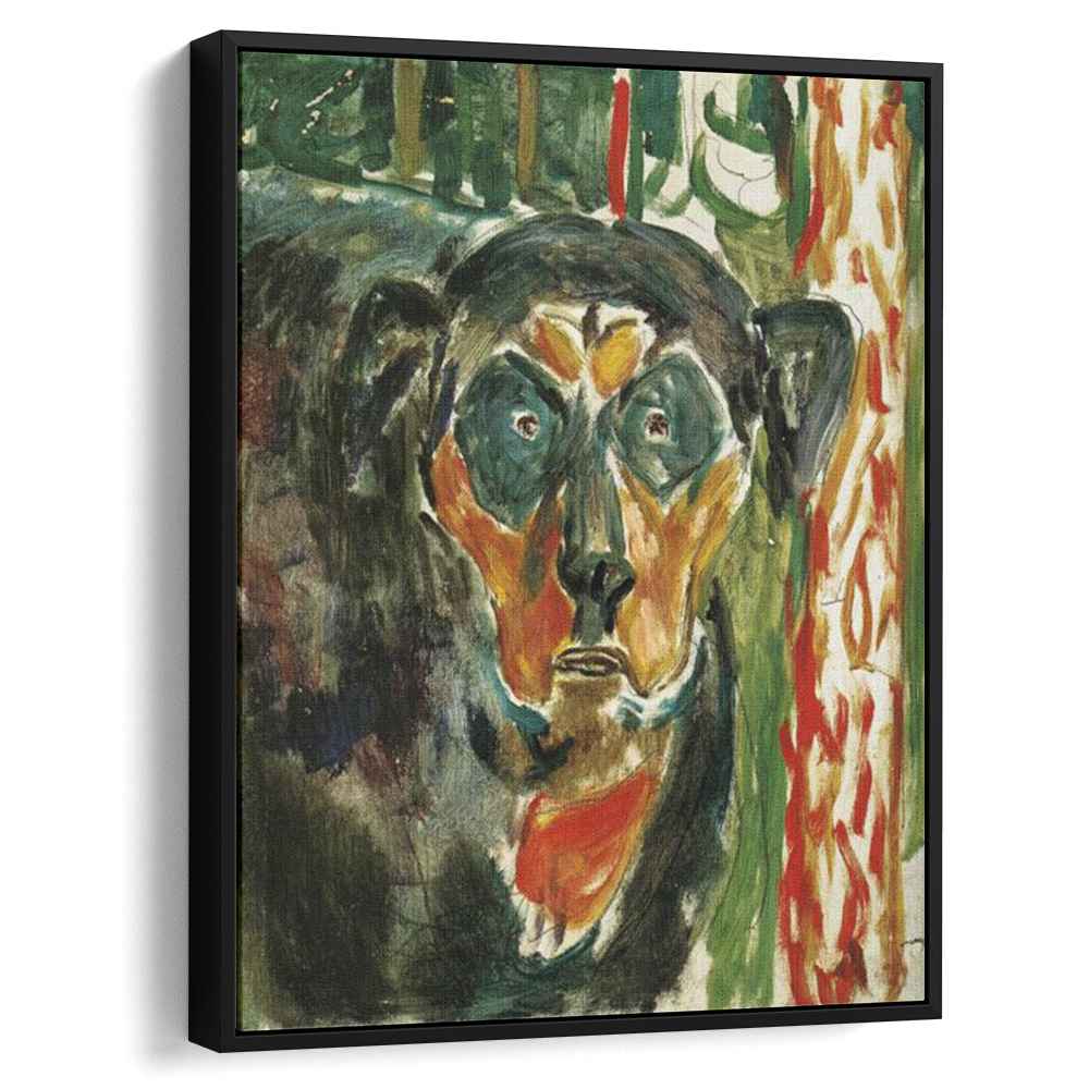 Head of a Dog (1930) by Edvard Munch - Canvas Artwork — Kanvah