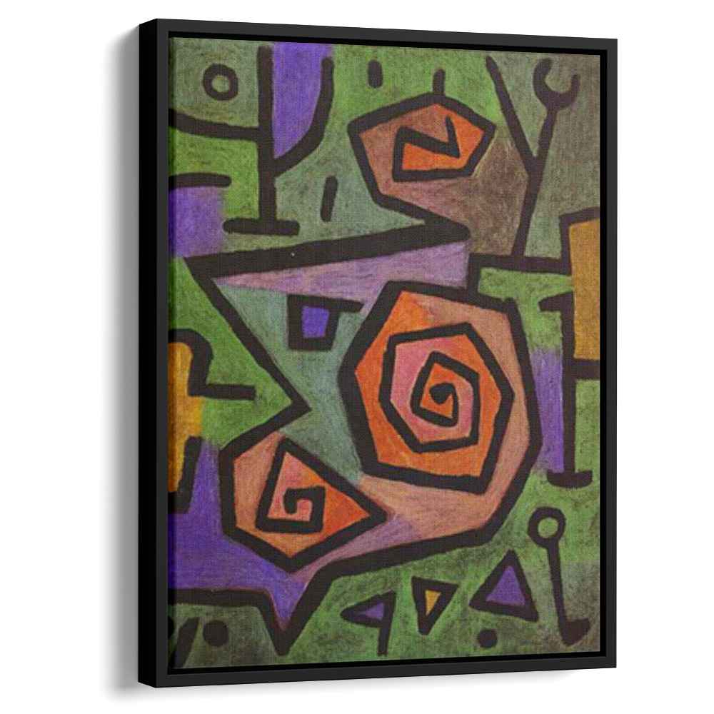 Heroic Roses (1938) by Paul Klee - Canvas Artwork — Kanvah