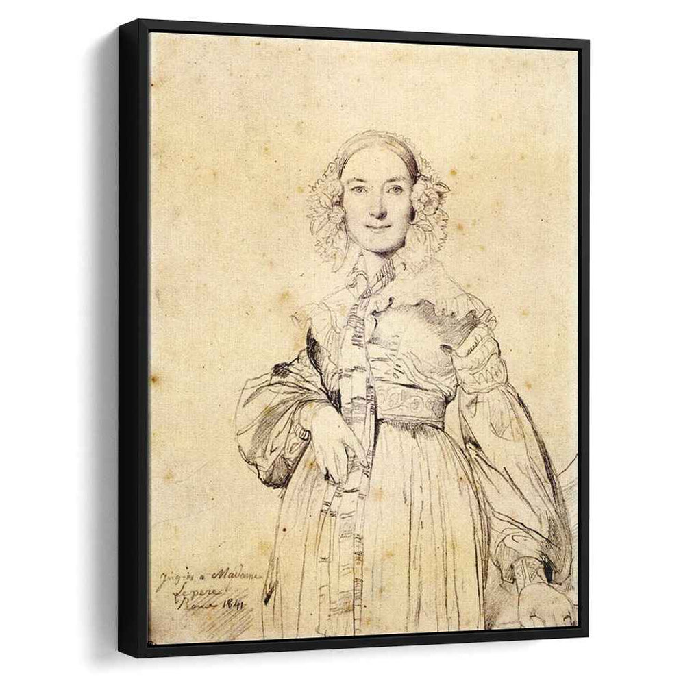 Madame Jean Auguste Dominique Ingres, born Madeleine Chapelle by Jean ...