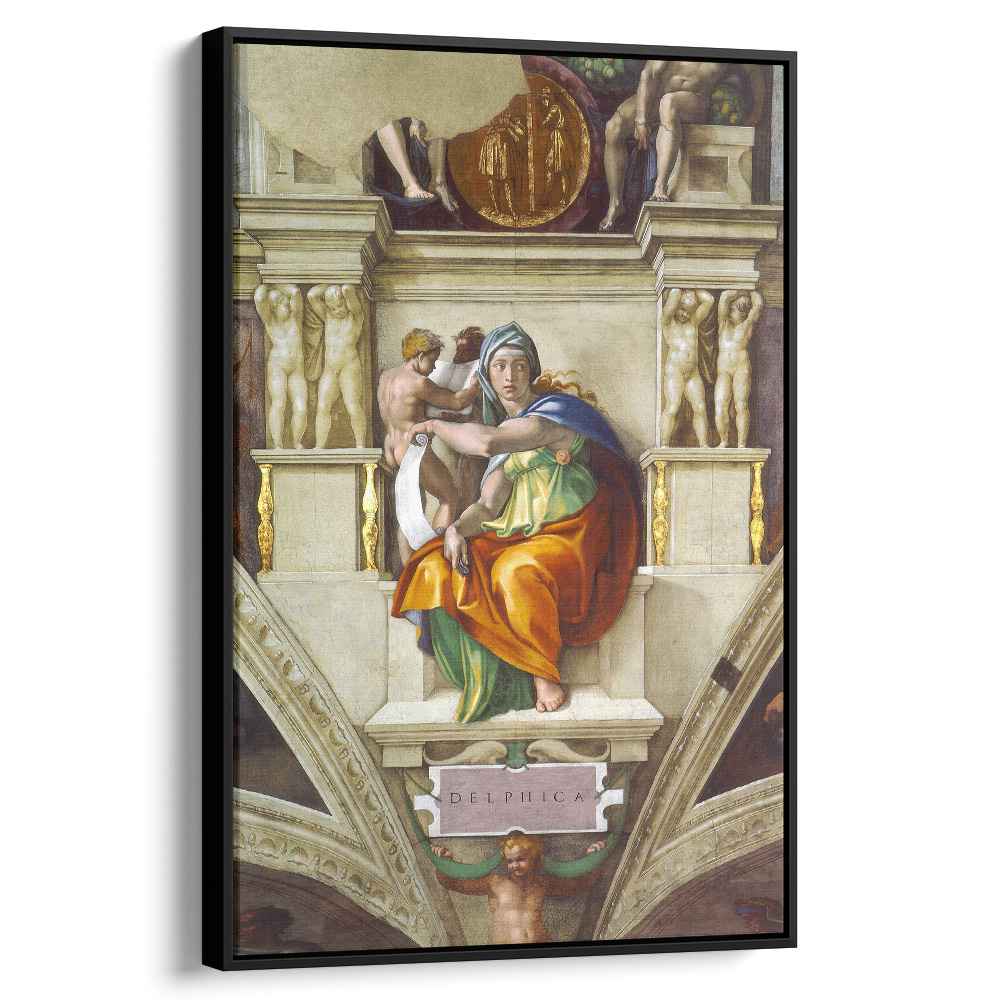 Sistine Chapel Ceiling: The Delphic Sibyl by Michelangelo - Canvas ...